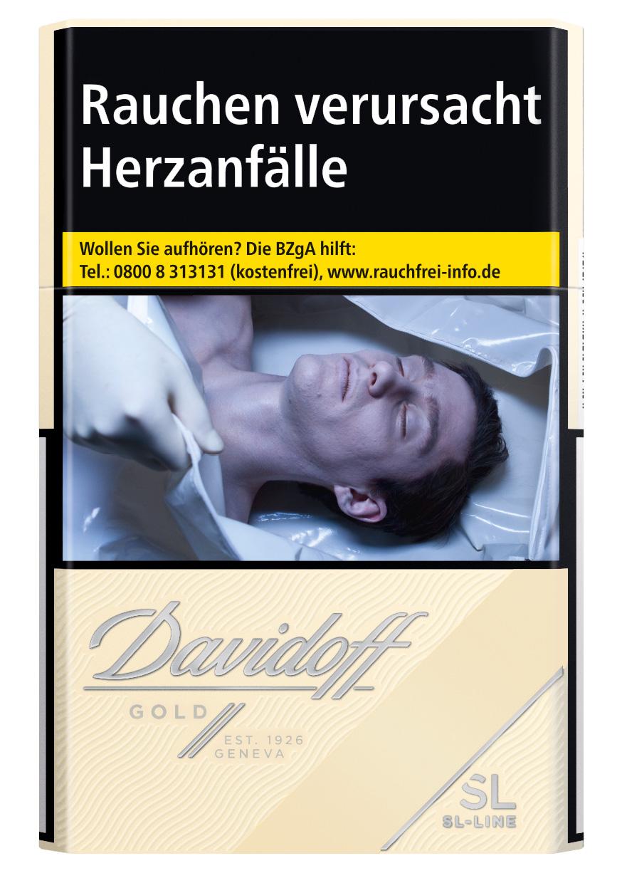 Davidoff Gold SL-Line Zigaretten beim Tabakdealer online