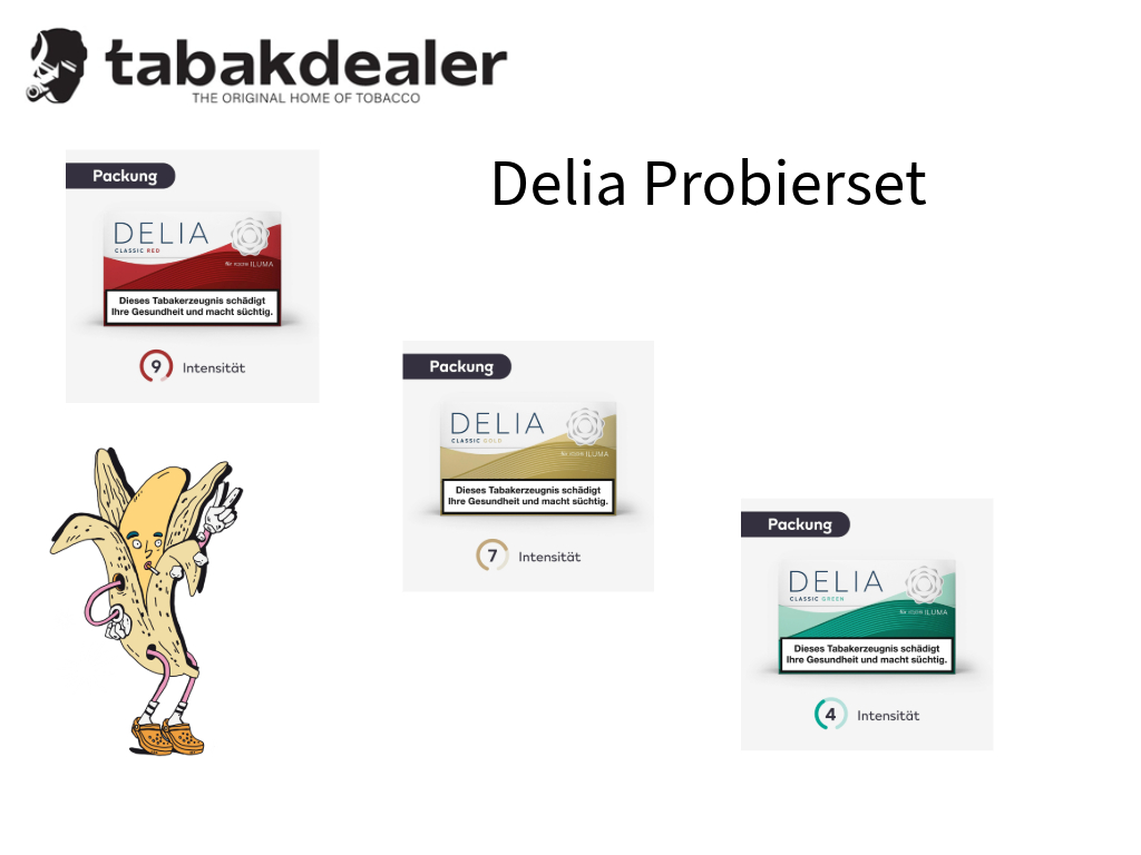 Delia Tabaksticks für IQOS - Alle Sorten sofort verfügbar