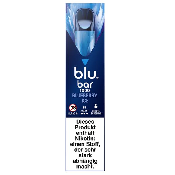 blu bar Blueberry Ice E-Shisha beim Tabakdealer online